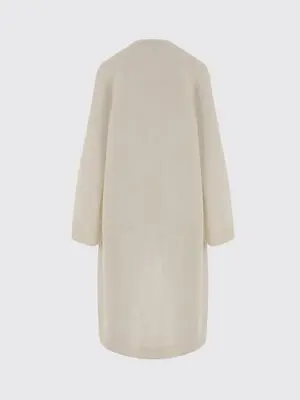 SA SU PHI Long Cardigan In Cashmere And Silk - Ivory