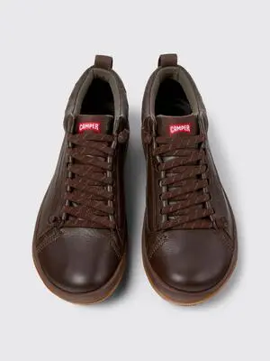 Camper Lace-up Leather Boots