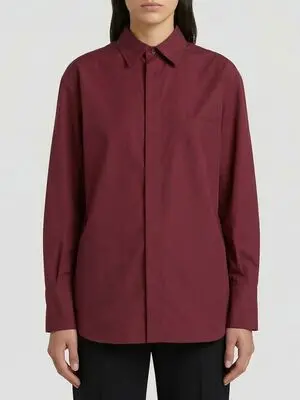 SA SU PHI Classic Cotton Blend Shirt - Red