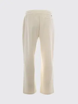 BOSS Slim Fit Cotton And Modal Blend Jogger Pants With Drawstring Waist - White