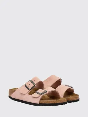 BIRKENSTOCK Arizona Suede Adjustable Strap Sandals - Pink