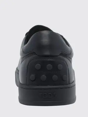TOD'S Smooth Calfskin Slip-on Sneakers With Gommini Heel Detailing - Black