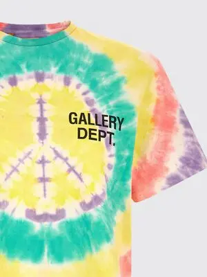 GALLERY DEPT. Tie-dye Cotton T-shirt With Contrasting Logo