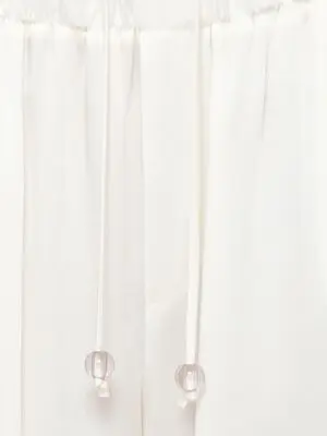 Fabiana Filippi Viscose Blend Slim Fit Trousers