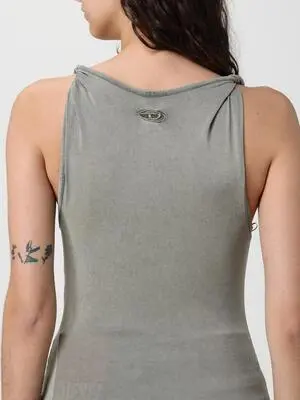 DIESEL® Twisted Strap Tank Top - Grey
