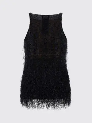 Giorgio Armani Fringed Top With Beads