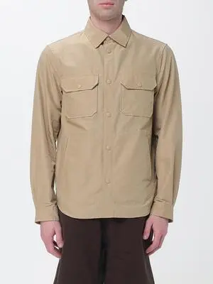Woolrich Cotton Blend Shirt Jacket - Beige