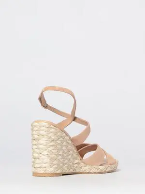 STUART WEITZMAN Suede High Wedge Ankle-strap Sandals