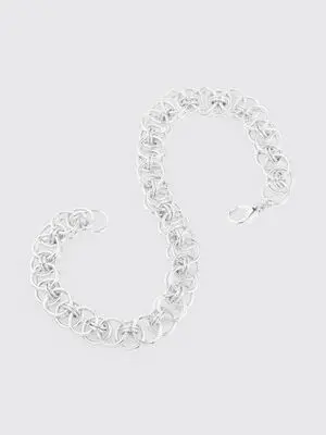 Federica Tosi Bella Chromed Bronze Necklace - Silver