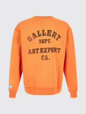GALLERY DEPT. Crewneck Cotton Sweatshirt With Patch Pocket And Logo