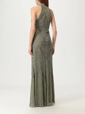 Ralph Lauren Embellished Halterneck Maxi Dress