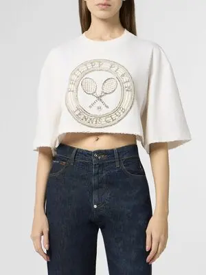 Philipp Plein Cropped T-shirts For Women