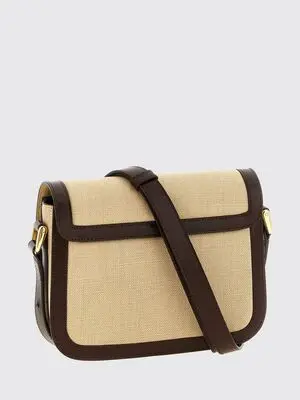 A.p.c. Grace Canvas And Leather Bag