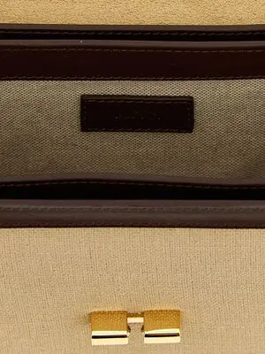 A.p.c. Grace Canvas And Leather Bag