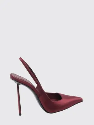 LE SILLA Amelia Satin Slingbacks - Red