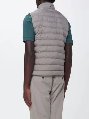 Herno Quilted And Padded Technical Fabric Gilet With High Neck - Grey