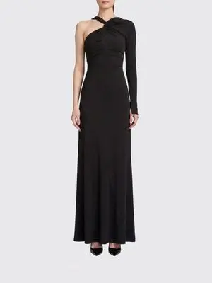Victoria Beckham One-shoulder Jersey Dress - Black