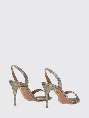 AQUAZZURA So Nude Slingback High Heel Sandals In Laminated Fabric