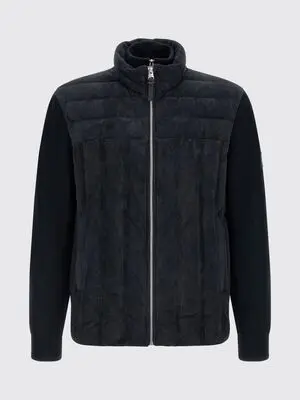 Mackage Landen Quilted Virgin Wool Jacket With Leather Details