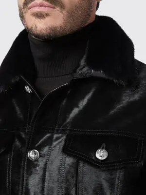 BILLIONAIRE Mink Fur Jacket With French Collar