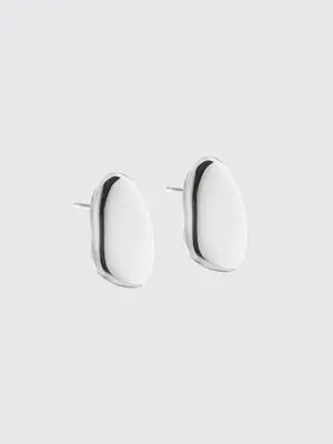 Federica Tosi Brass Pendant Earrings - Silver