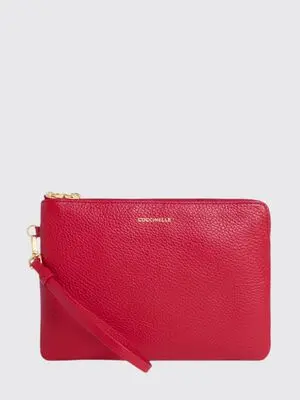 COCCINELLE C-me Softy Grained Leather Pouch With Wristlet