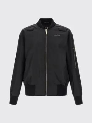 44 LABEL GROUP Nylon Bomber Jacket With Back Logo And Bomber Collar