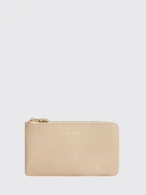 COCCINELLE C-me Softy Grained Leather Pouch - Beige