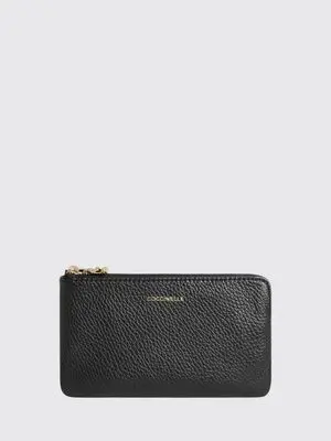 COCCINELLE C-me Softy Grained Leather Pouch - Black
