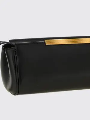 Khaite Smooth Lambskin Leather Mini Handbag With Zip Closure