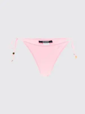 Jacquemus Mid-rise Bikini Bottoms With Adjustable Side Ties - Pink