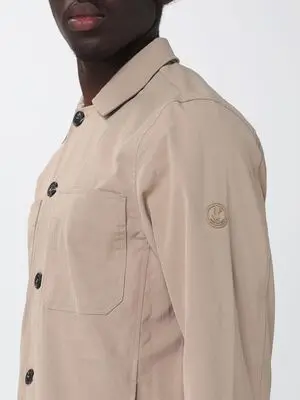 SAVE THE DUCK Basil Water-repellent Technical Fabric Shirt Jacket By - Beige