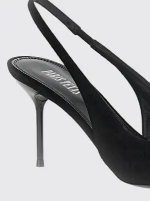 Paris Texas Suede Mid-heel Slingback Pumps