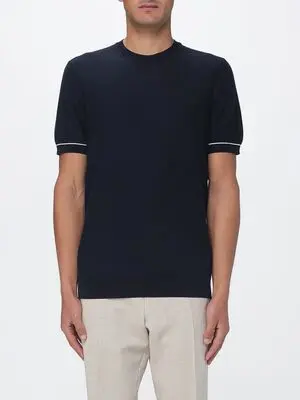 BOSS Cotton Crew Neck Sweater - Blue