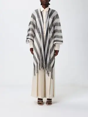 Liu Jo Striped Mesh Polyester Cardigan