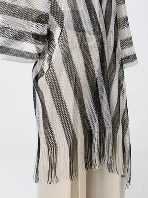 Liu Jo Striped Mesh Polyester Cardigan