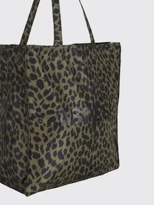 Aspesi Animal Print Polyester Tote Bag