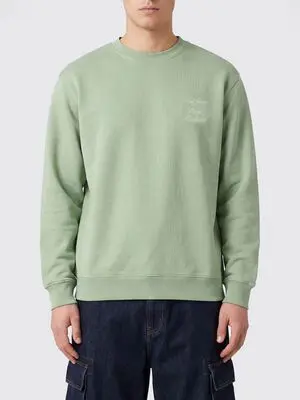 Drole De Monsieur Slogan Print Cotton Sweatshirt