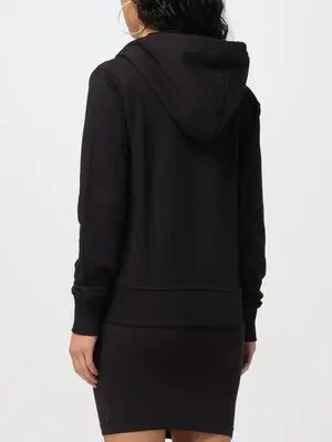 Versace Zip-up Hoodie With Logo Detail