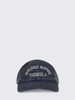 GOLDEN GOOSE Embroidered Logo Cotton Denim Baseball Cap