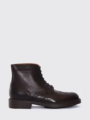 DOUCAL'S Lace-up Wingtip Boots - Grey