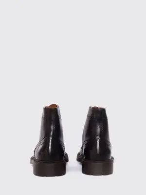 DOUCAL'S Lace-up Wingtip Boots - Grey