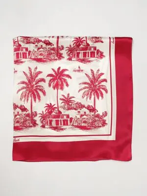MC2 SAINT BARTH Animalier Print Square Silk Scarf - Fa02