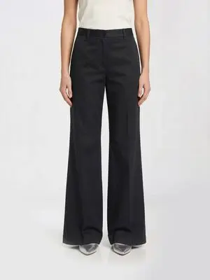 Aspesi Stretch Cotton Flared Trousers - Black