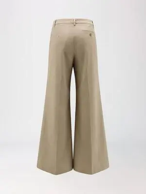 Aspesi Stretch Cotton Flared Trousers - Colonial