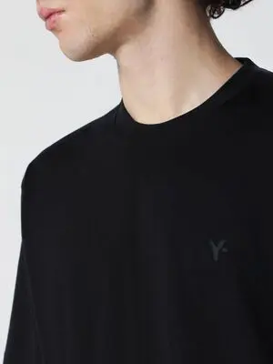 Y3 Relaxed Fit Bci Cotton T-shirt With Tone-on-tone Logo Print
