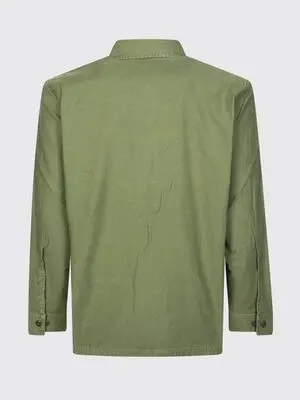 Filson Long-sleeved Casual Cotton Shirt With Flap Pockets