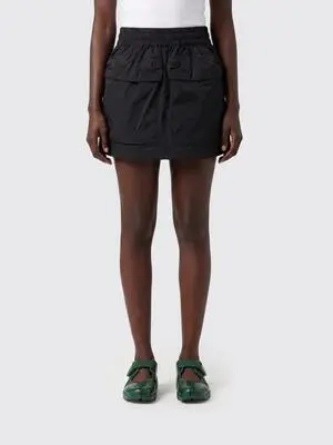 DIESEL® Nylon Skirt With Patch - Black