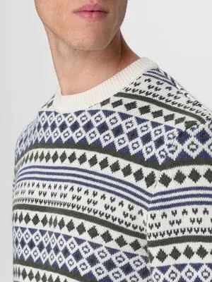 Barbour Geometric Print Jumper