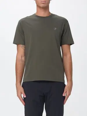 SAVE THE DUCK Basic Short-sleeved Pure Cotton Crewneck T-shirt By - Green